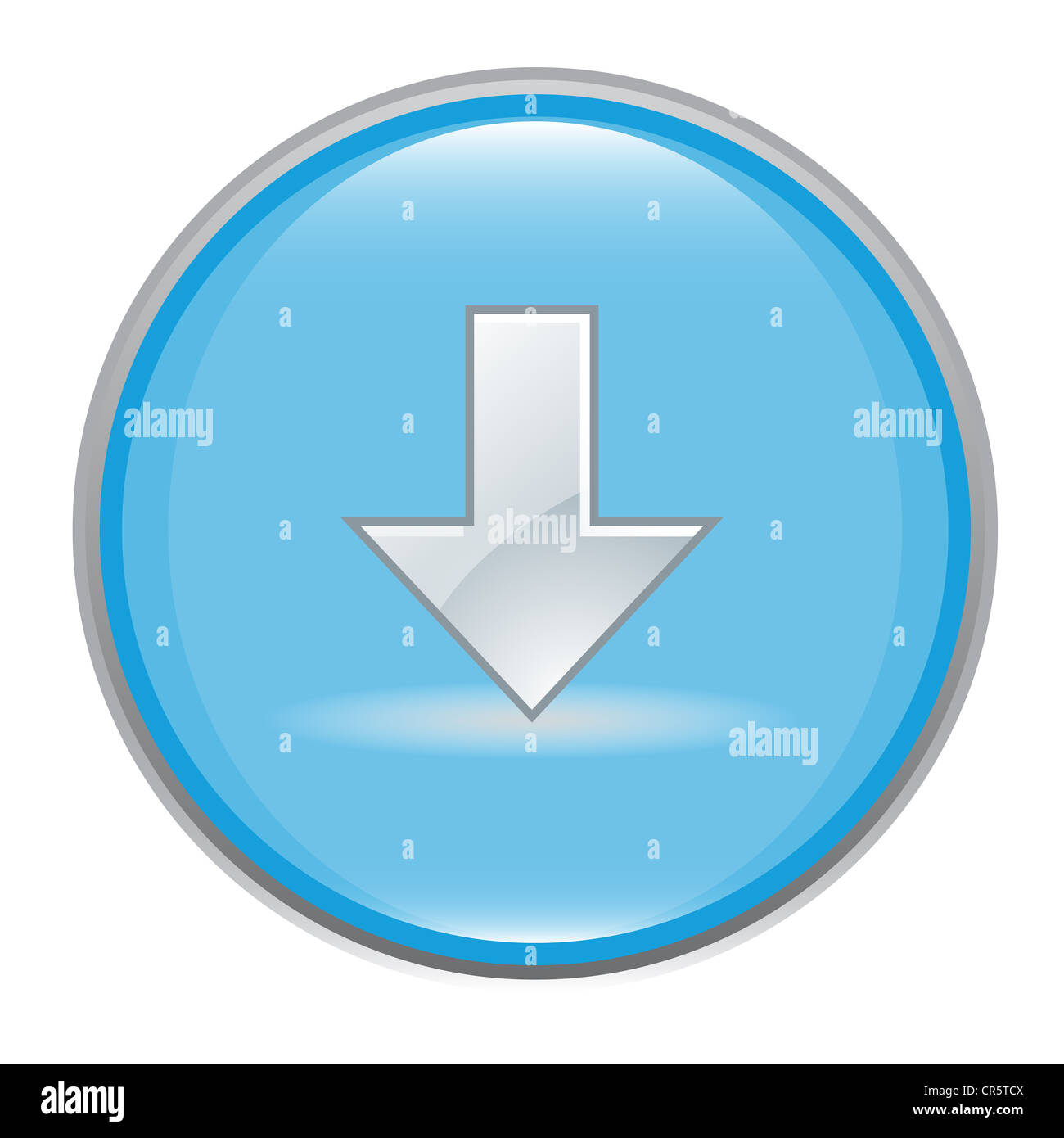 Icon glossy blue hi-res stock photography and images - Alamy