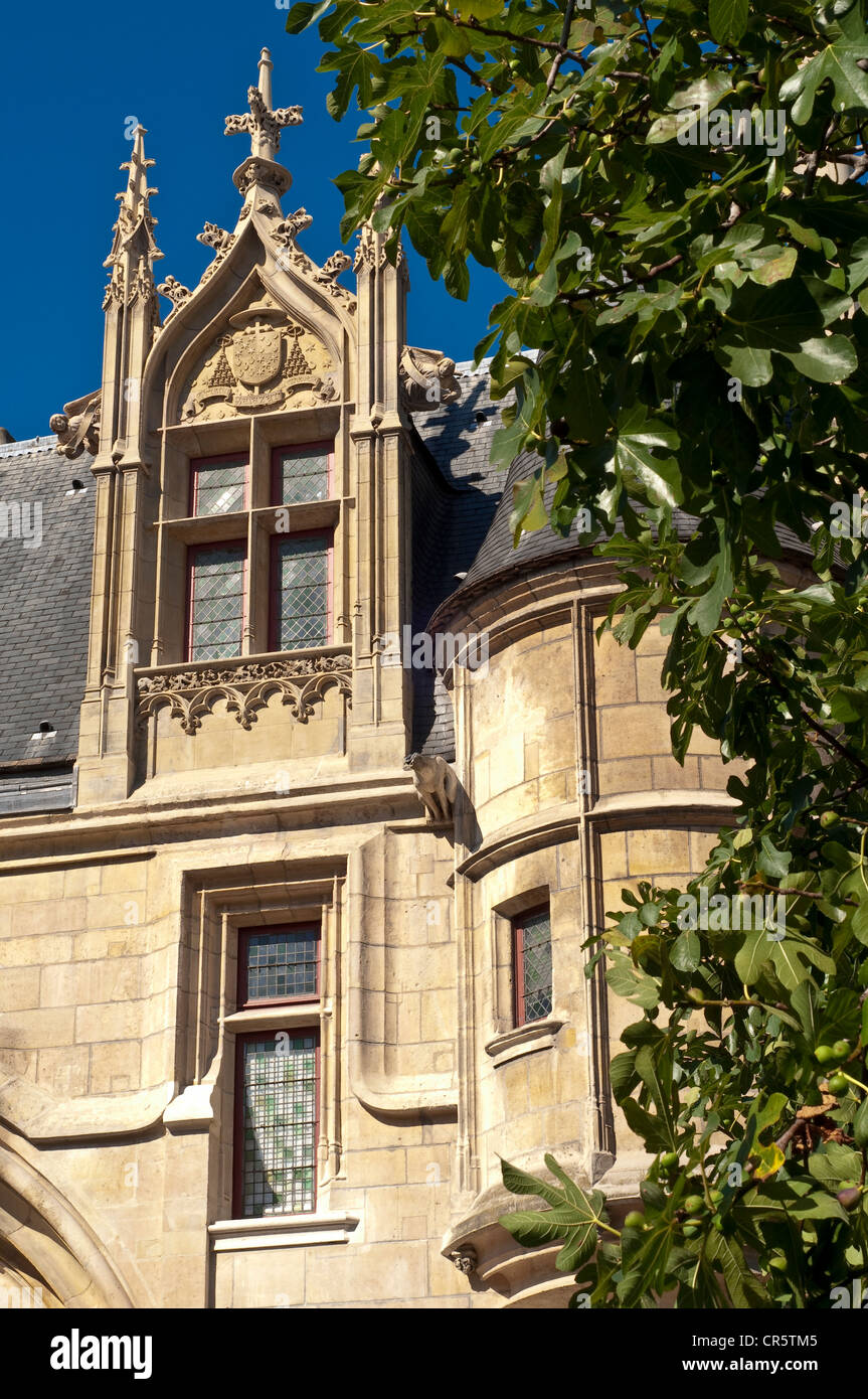 France, Paris, the Hotel de Sens converted into the Forney Library ...