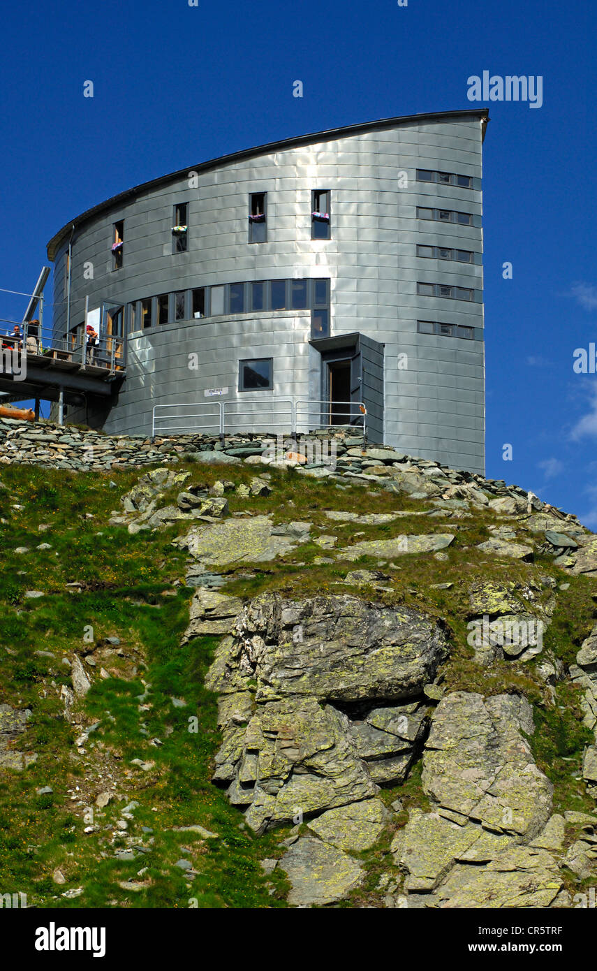 The futuristic Velan Hut, Cabane du Velan, the Swiss Alpine Club, SAC ...