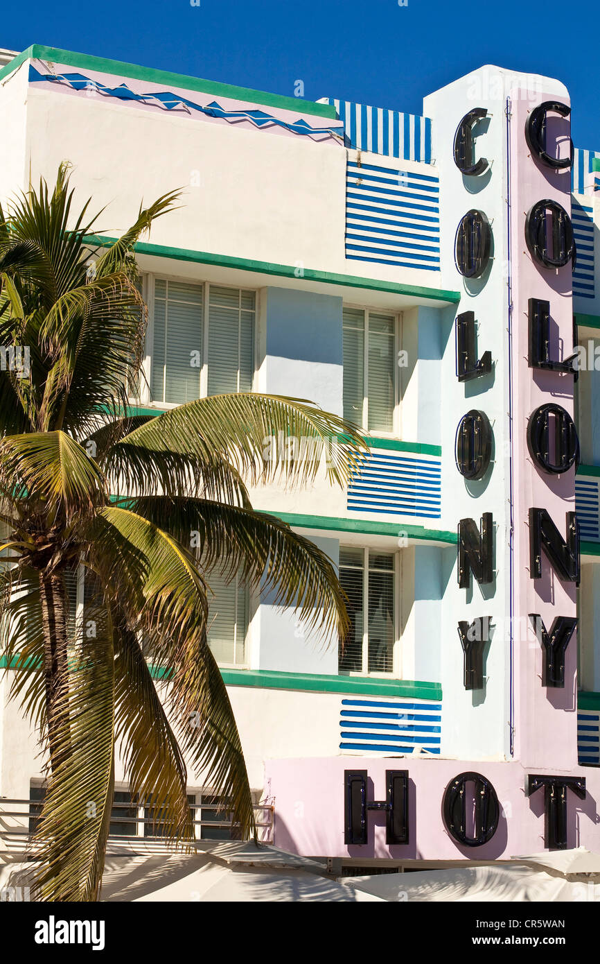 Colony hotel south beach miami hi-res stock photography and images - Alamy