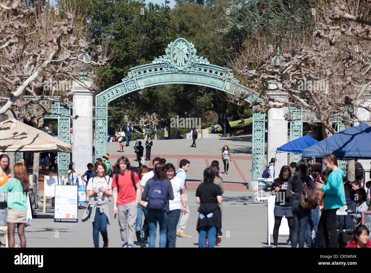 Sather Gate, University of California Berkeley Campus Stock Photo - Alamy