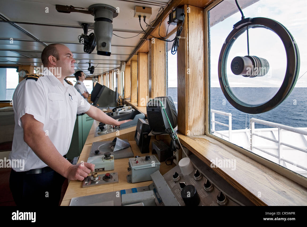Canada Quebec Province Duplessis Region cruise on Nordik Express signal ...