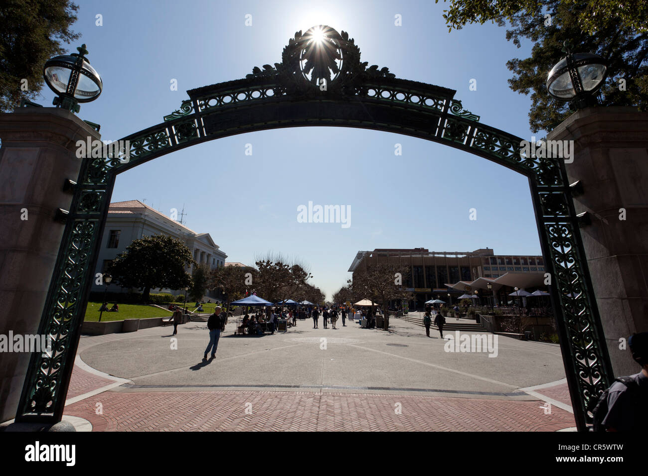 Sather Gate, University of California Berkeley Campus Stock Photo - Alamy