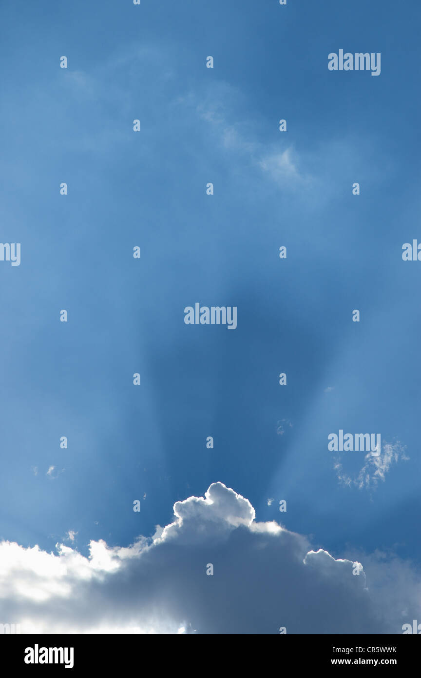 Rays of Sunlight Through Clouds Stock Photo - Alamy