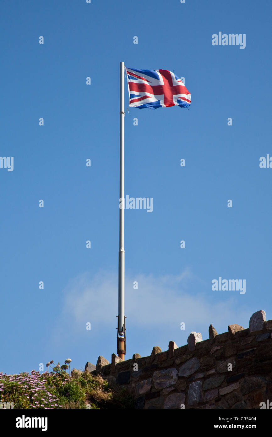Blue flag rural beach hi-res stock photography and images - Alamy