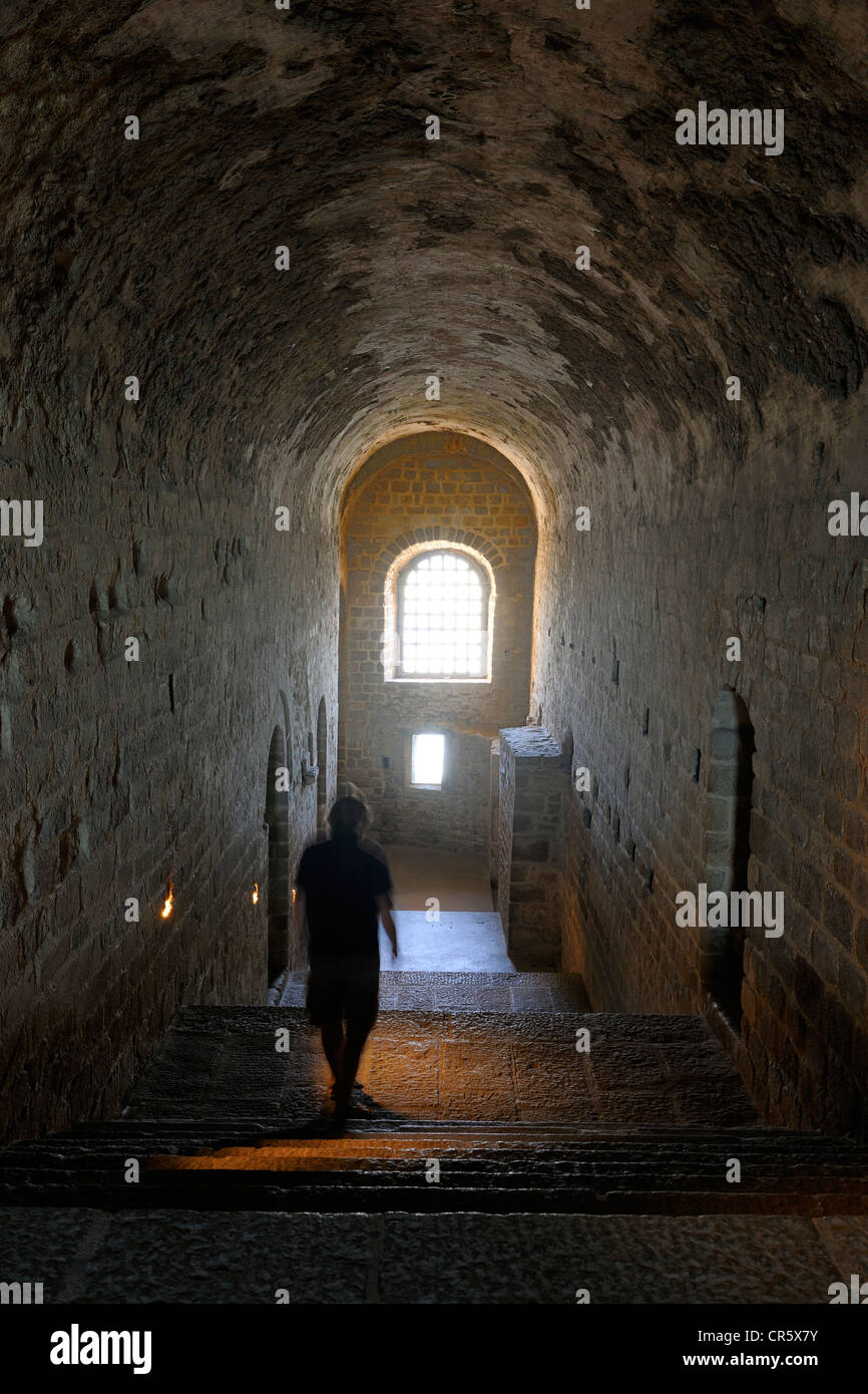 France, Manche, the abbey of Mont Saint Michel, UNESCO World Heritage ...