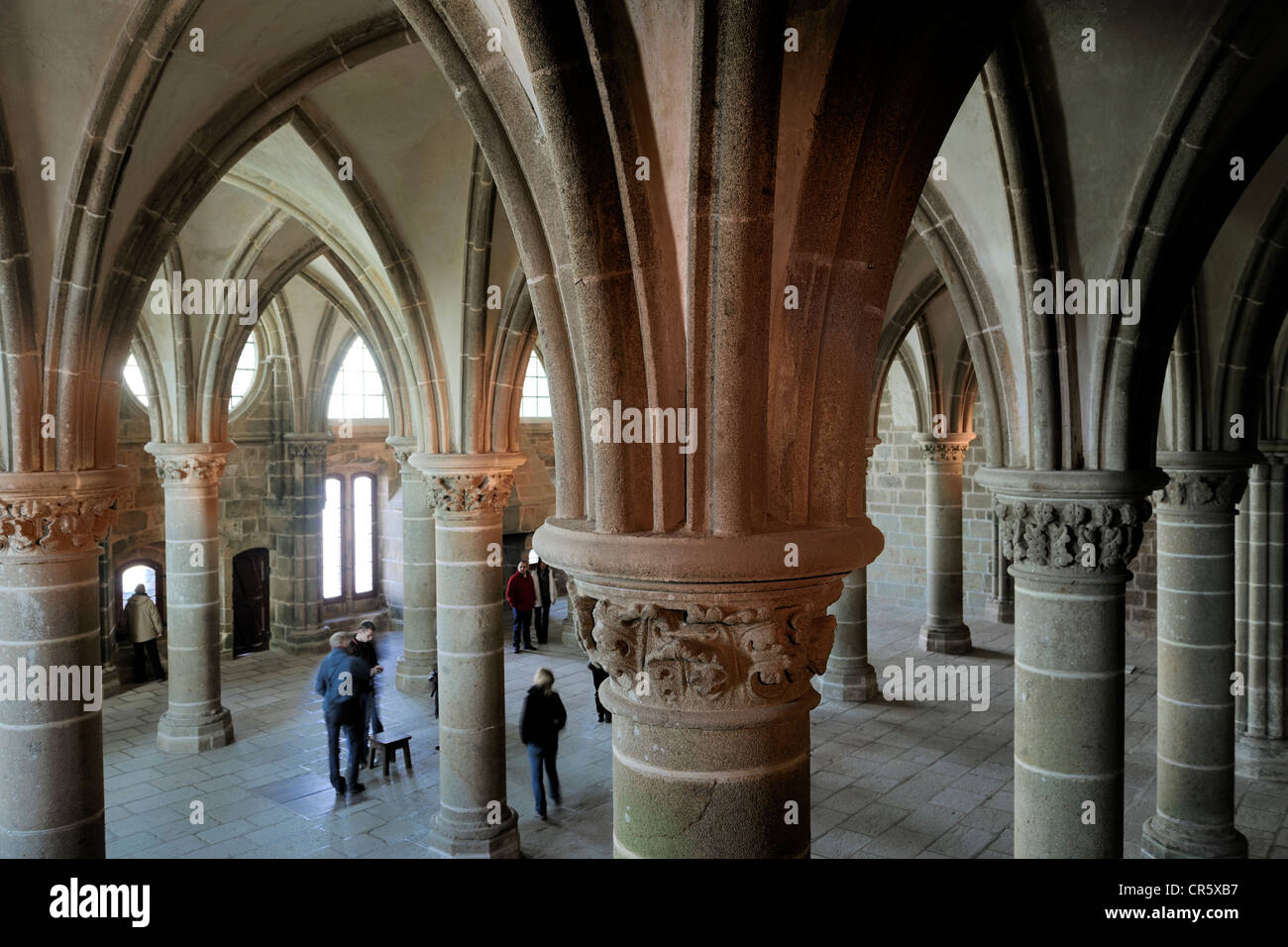 France, Manche, the abbey of Mont Saint Michel, UNESCO World Heritage ...
