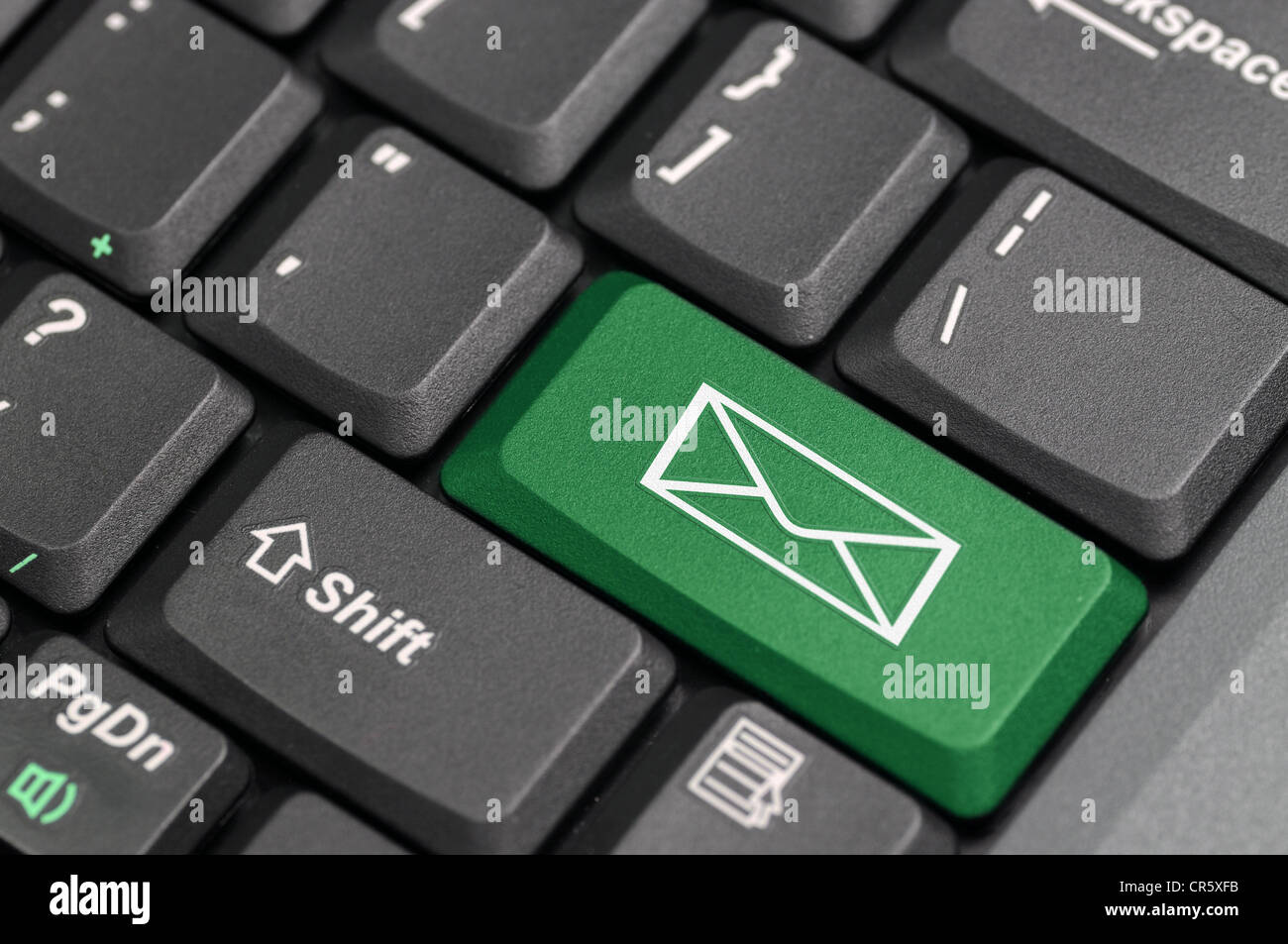 Mail on keyboard Stock Photo - Alamy