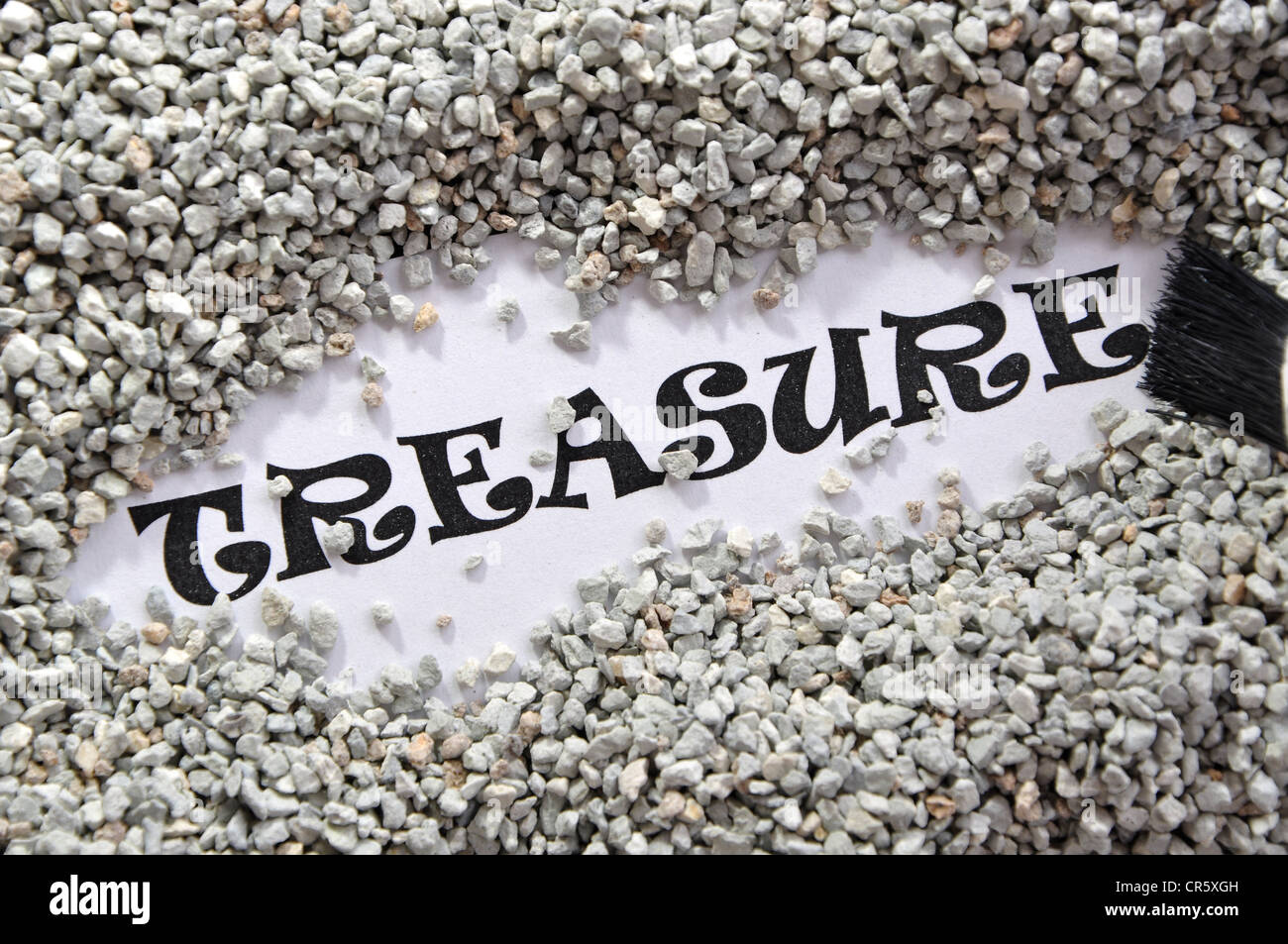 Treasure Word Series Stock Photo - Alamy