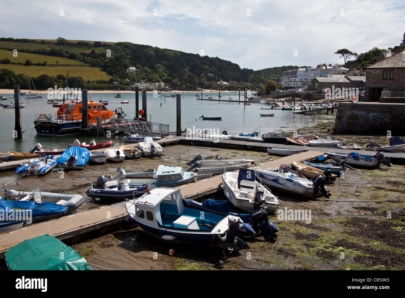 RNLI lifeboat ,Salcombe Harbour, South Devon, England, United KIngdom ...