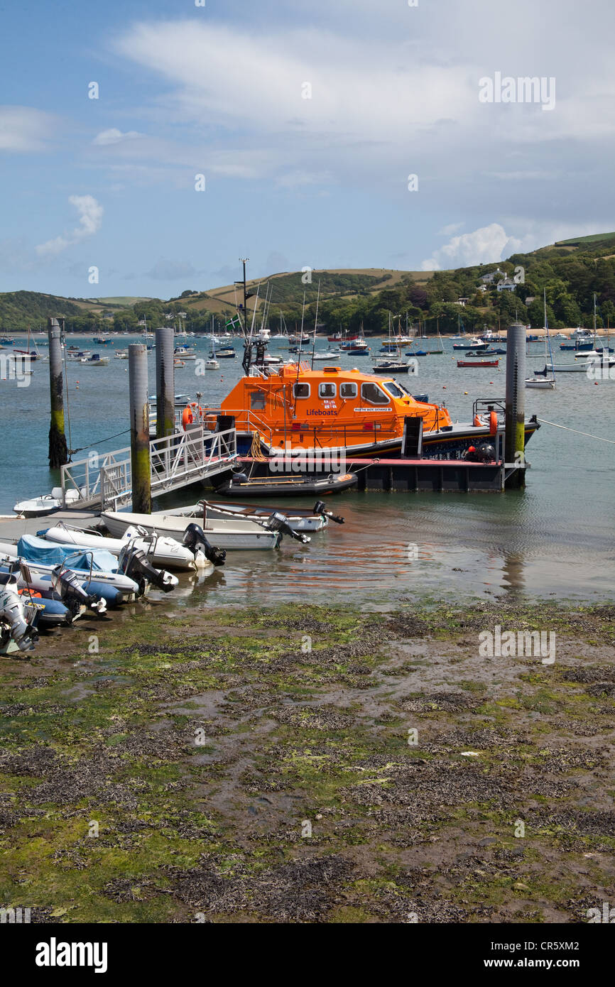 RNLI lifeboat ,Salcombe Harbour, South Devon, England, United KIngdom ...