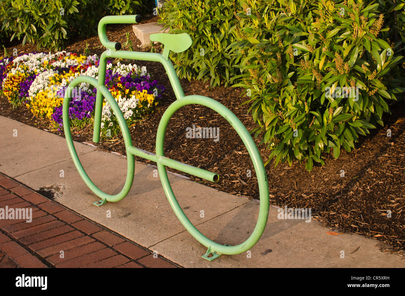 Bicycle shaped rack High Resolution Stock Photography and Images - Alamy