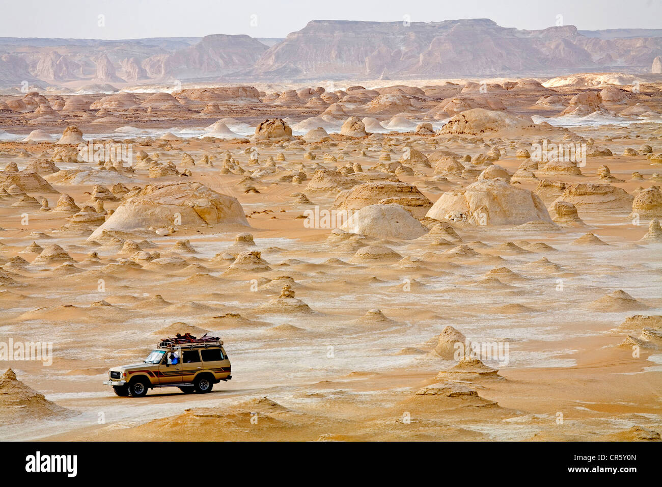 Egypt, Libyan Desert, Farafra, White Desert National Park Stock Photo ...