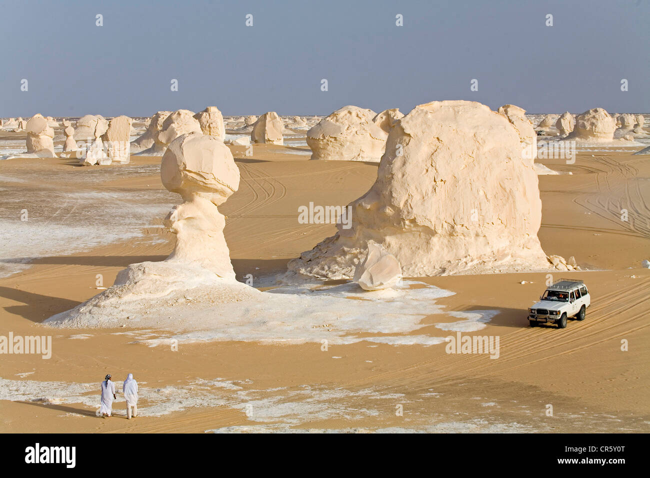 Egypt, Libyan Desert, Farafra, White Desert National Park Stock Photo ...