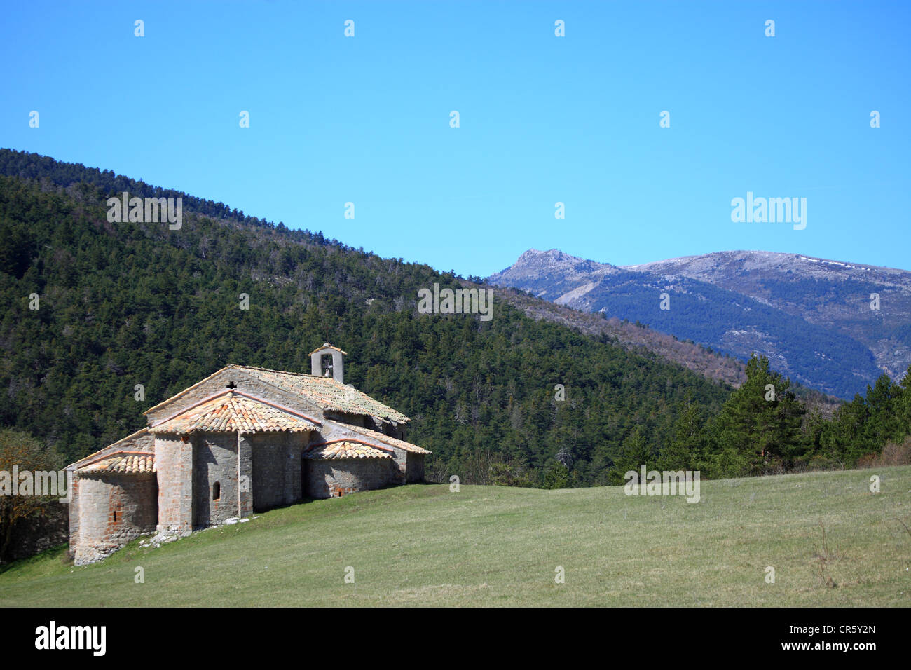 The Chapelle Notre Dame de Vergons in Provence Stock Photo - Alamy