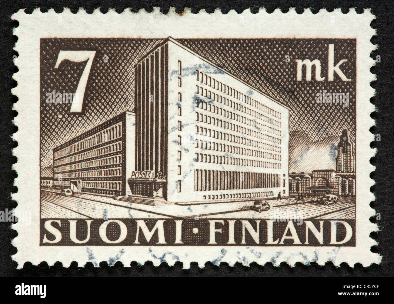 Finnish postage stamp Stock Photo - Alamy