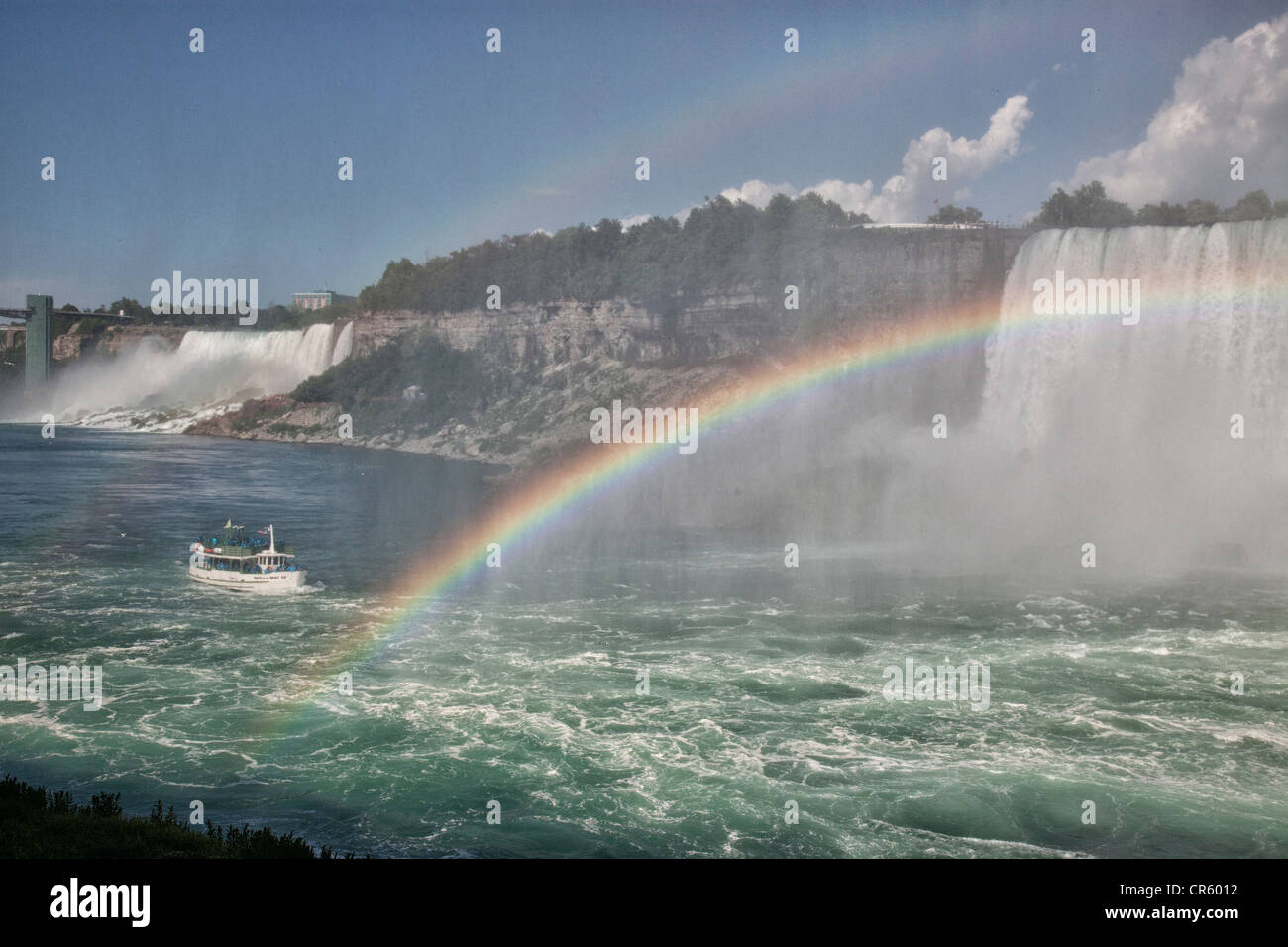 Rainbow at the Niagara Falls. Ontario.Canada Stock Photo - Alamy