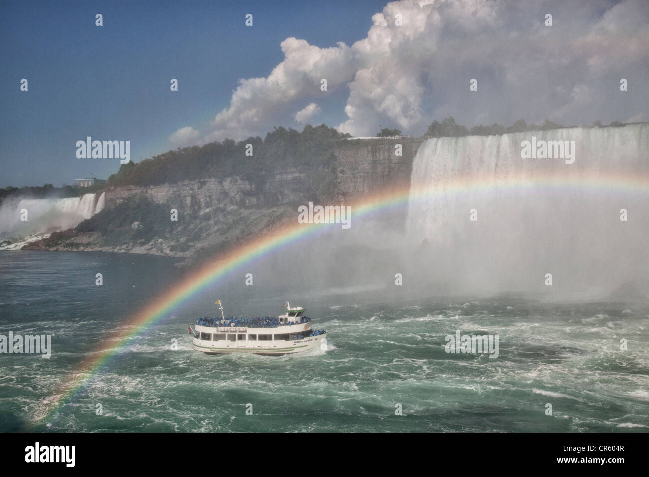 Rainbow at the Niagara Falls. Ontario.Canada Stock Photo - Alamy