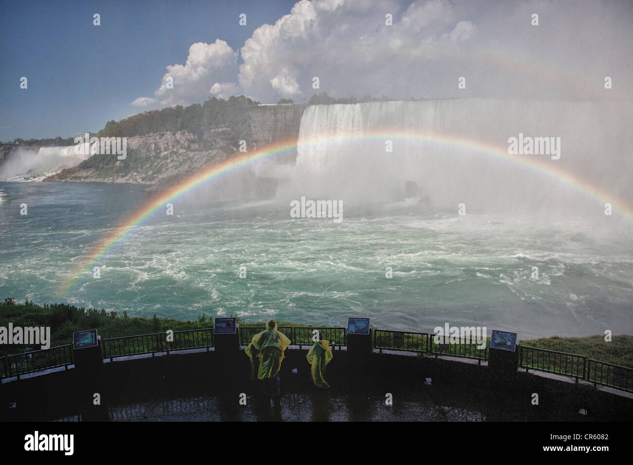 Rainbow at the Niagara Falls. Ontario.Canada Stock Photo - Alamy