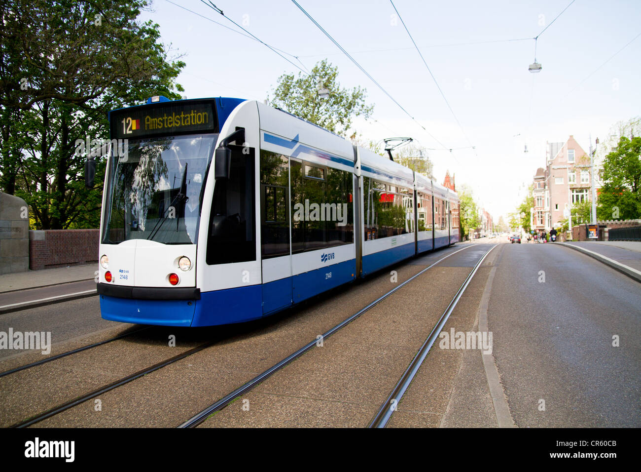 Tram street amsterdam holland hi-res stock photography and images - Alamy