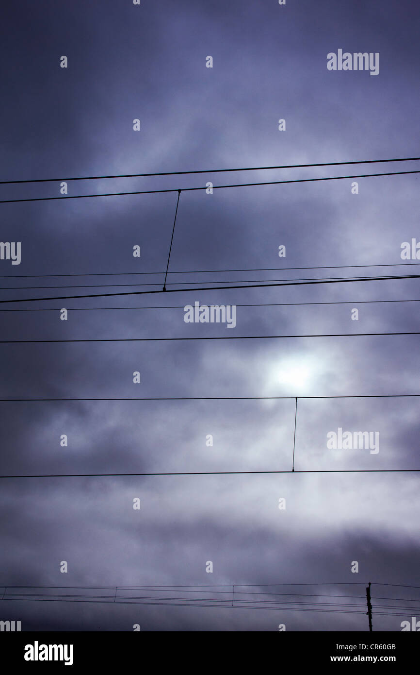 Power lines hi-res stock photography and images - Alamy
