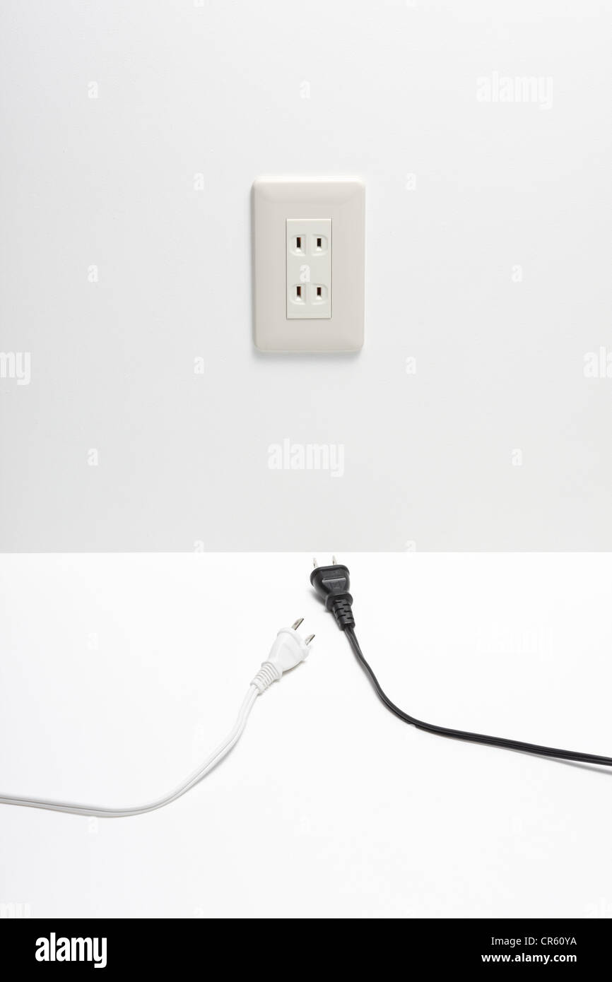 Plugs and Socket Stock Photo - Alamy