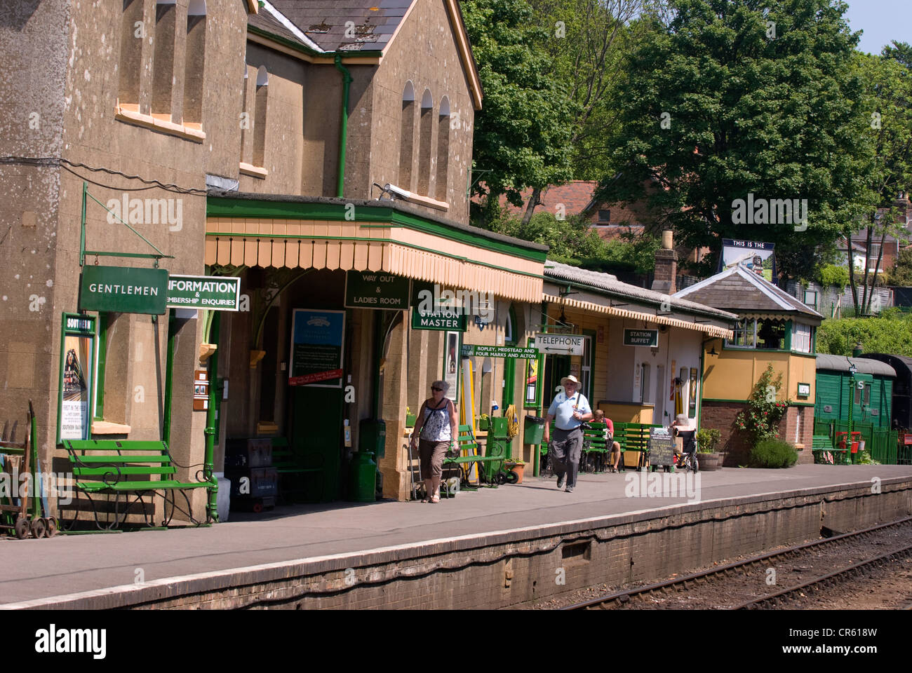 Watercress Line, Alresford station, Alresford, Hampshire, UK Stock ...