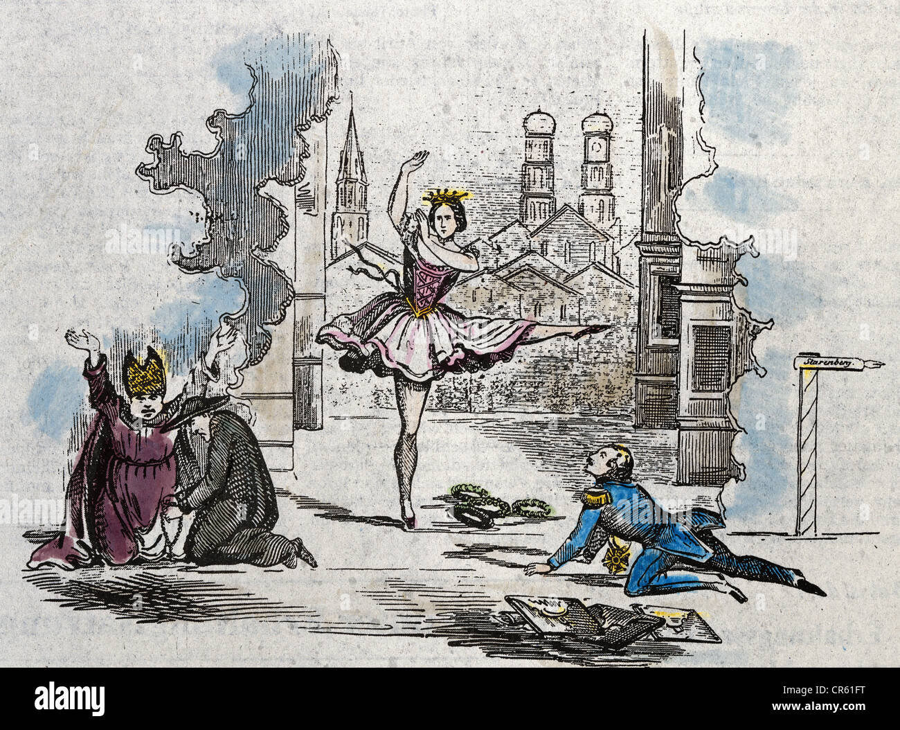 Lola montez caricature hi-res stock photography and images - Alamy