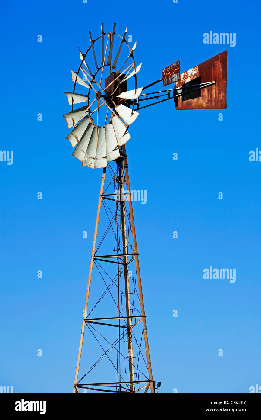 France, Vaucluse, Luberon, near Goult, wind turbine Stock Photo - Alamy