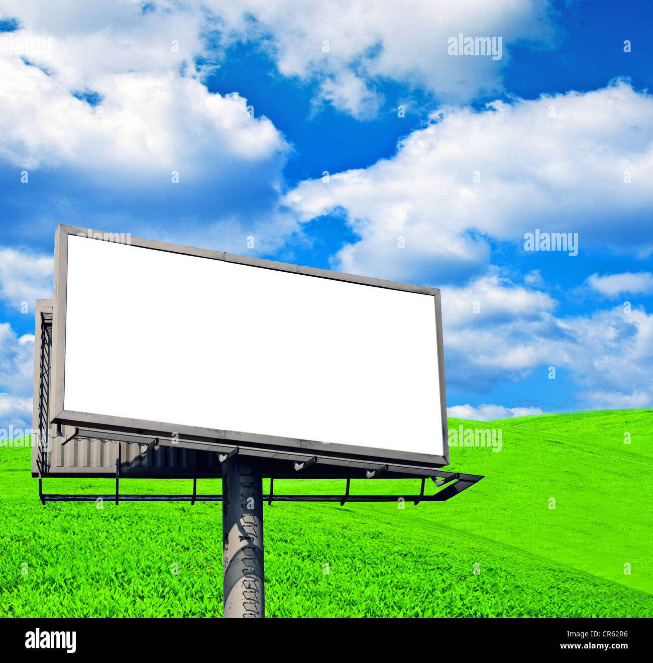 Empty billboard in the beautiful landscape Stock Photo - Alamy