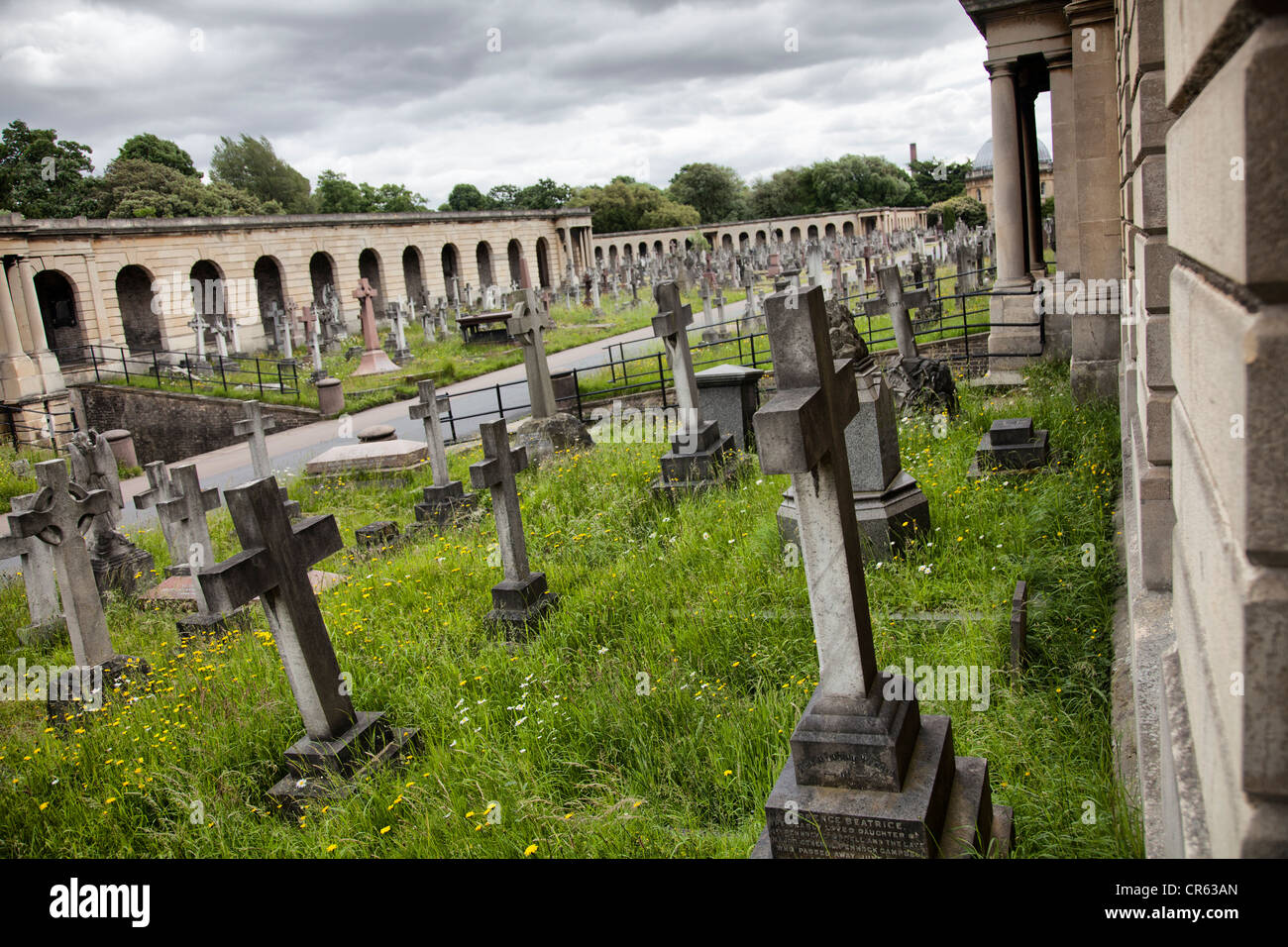 Brompton cemetery - London UK Stock Photo - Alamy