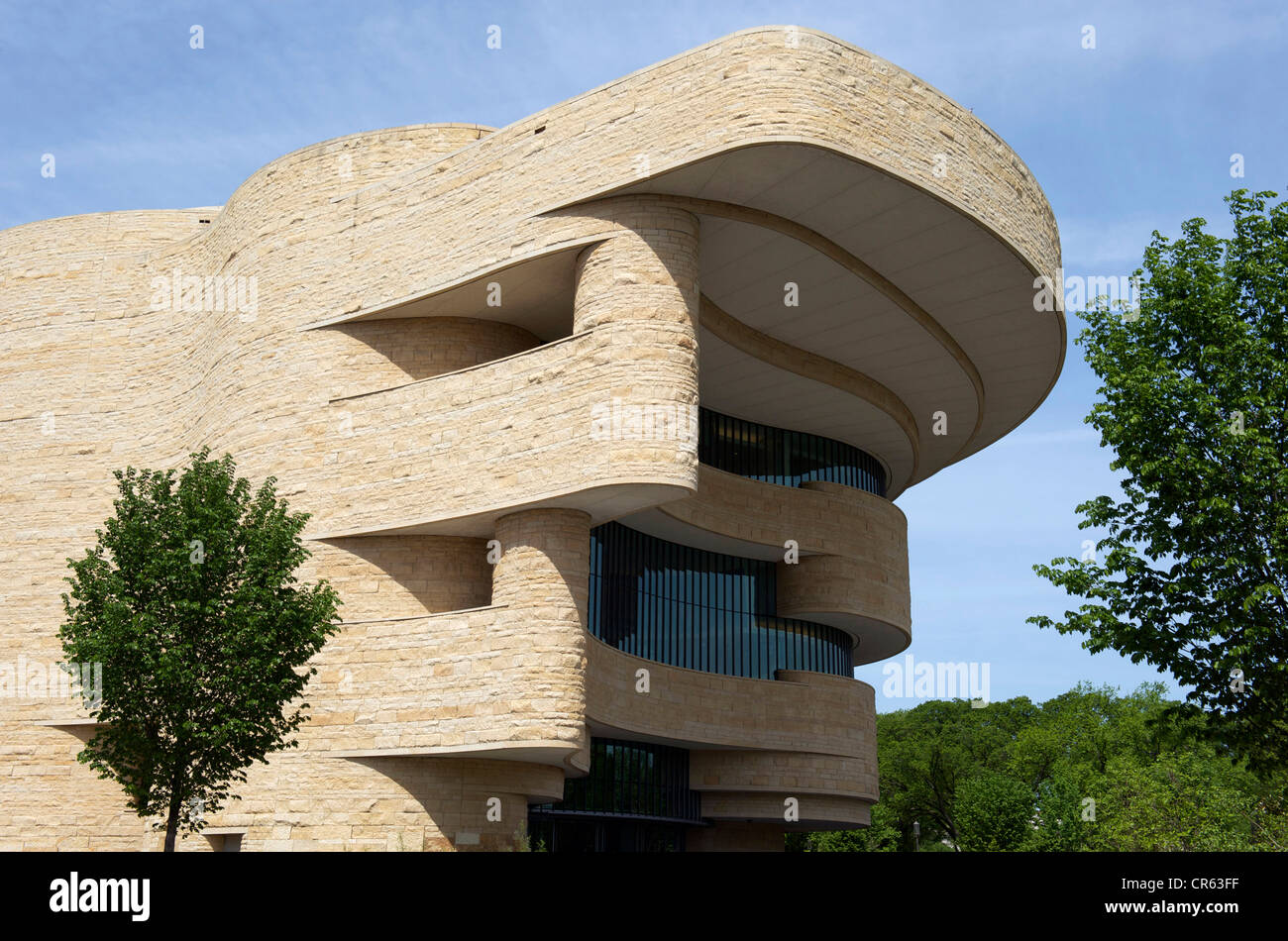United States, Washington DC, The Mall, National Museum of the American ...