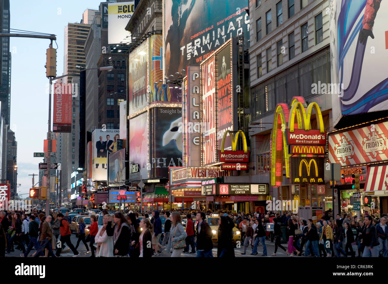 United States, New York City, Manhattan, Times Square Stock Photo - Alamy