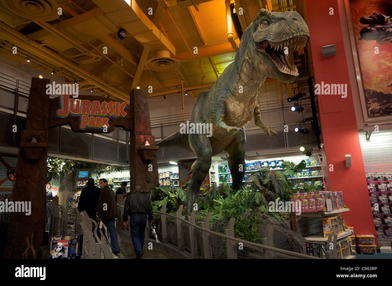 United States, New York City, Manhattan, Times Square, Toy's R Us shop ...