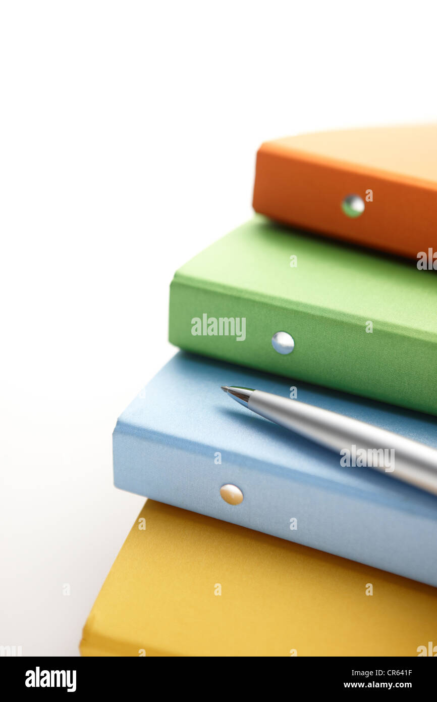 Files and Pen Stock Photo - Alamy
