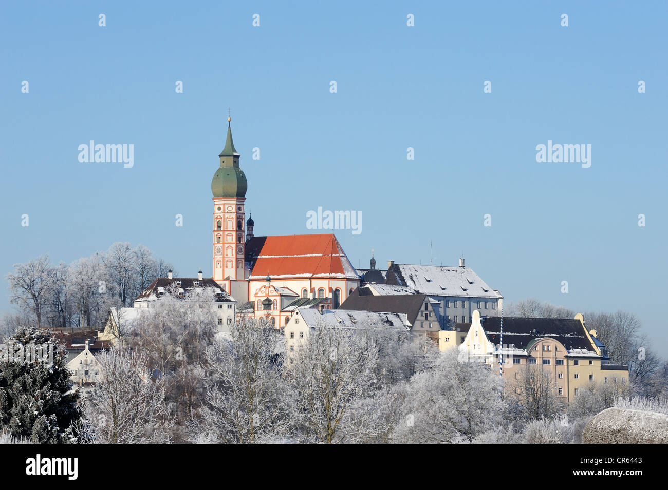 Andechs Monastery, Five Lakes region, Upper Bavaria, Bavaria, Germany ...