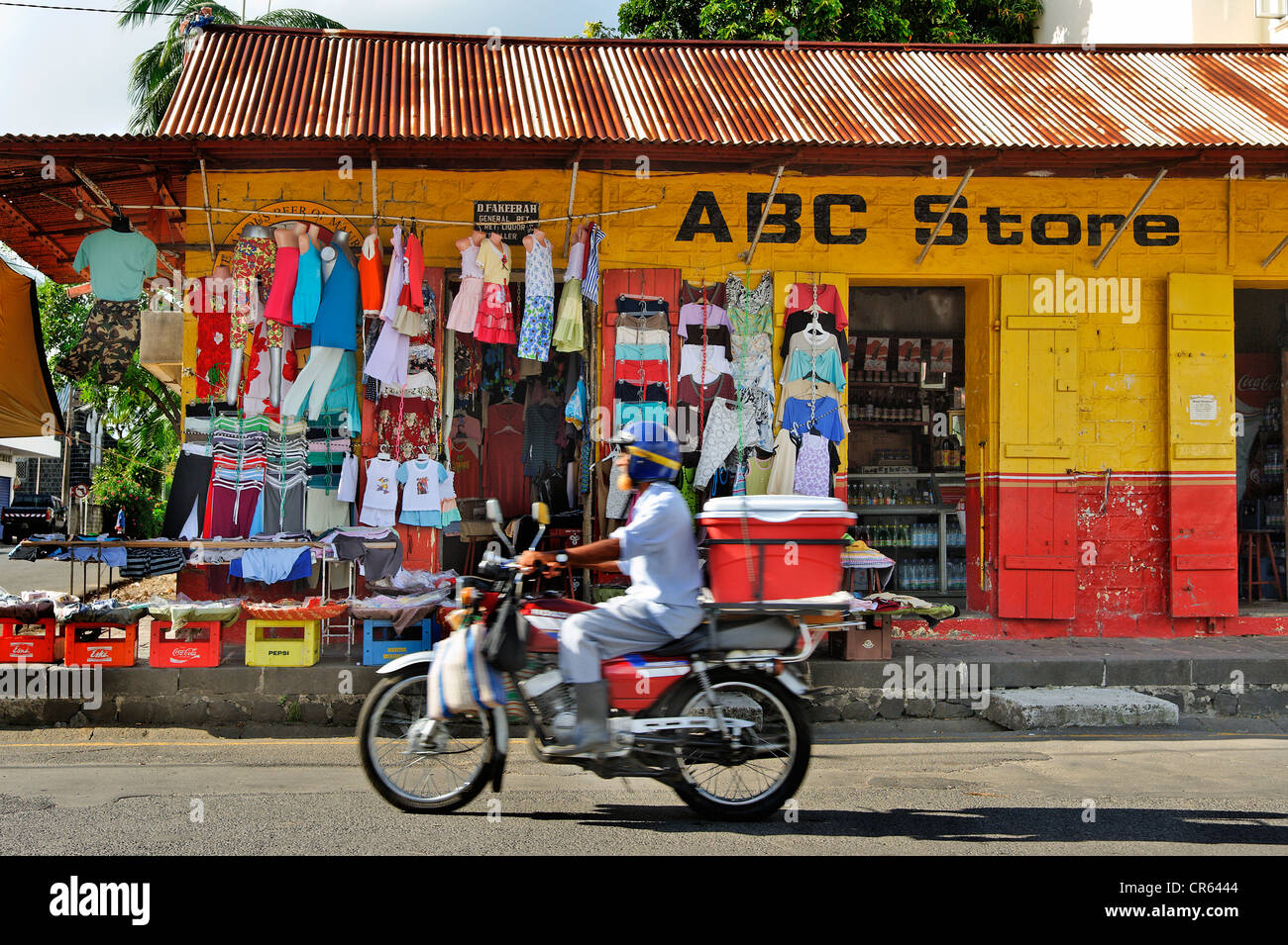 Mauritius, South Coast, Grand Port District, Mahebourg, Rue Marianne ...
