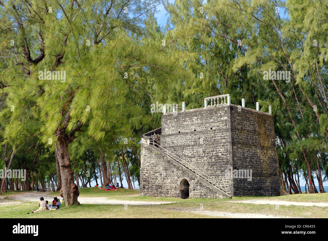 Mauritius, East Coast, Flacq District, Belle Mare, former windmill in ...