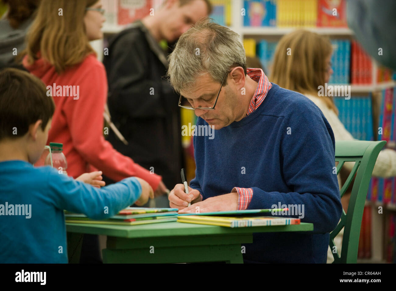 Axel Scheffler illustrator of "The Gruffalo" book signing at The ...