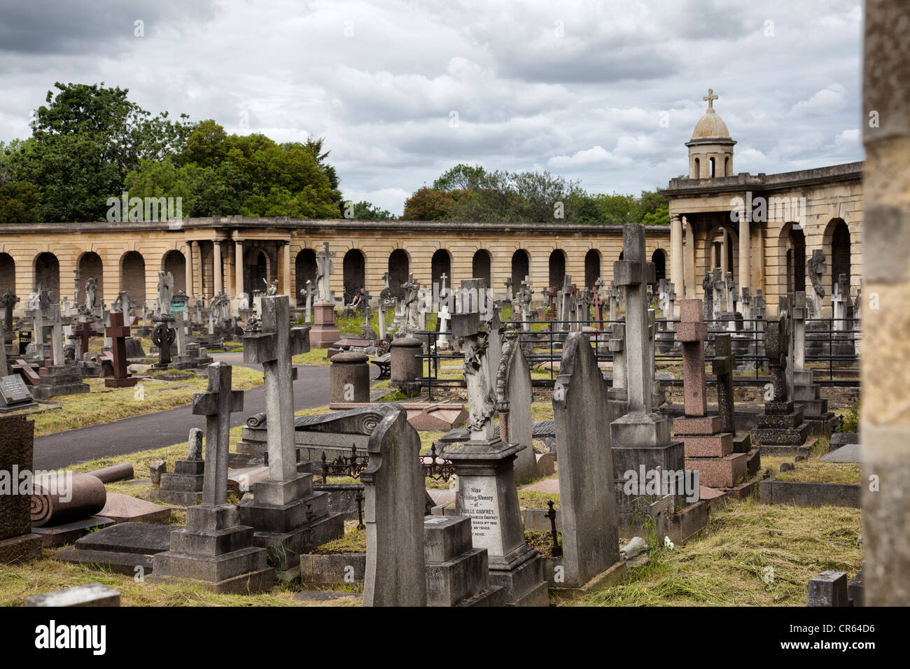 Brompton cemetery - London UK Stock Photo - Alamy