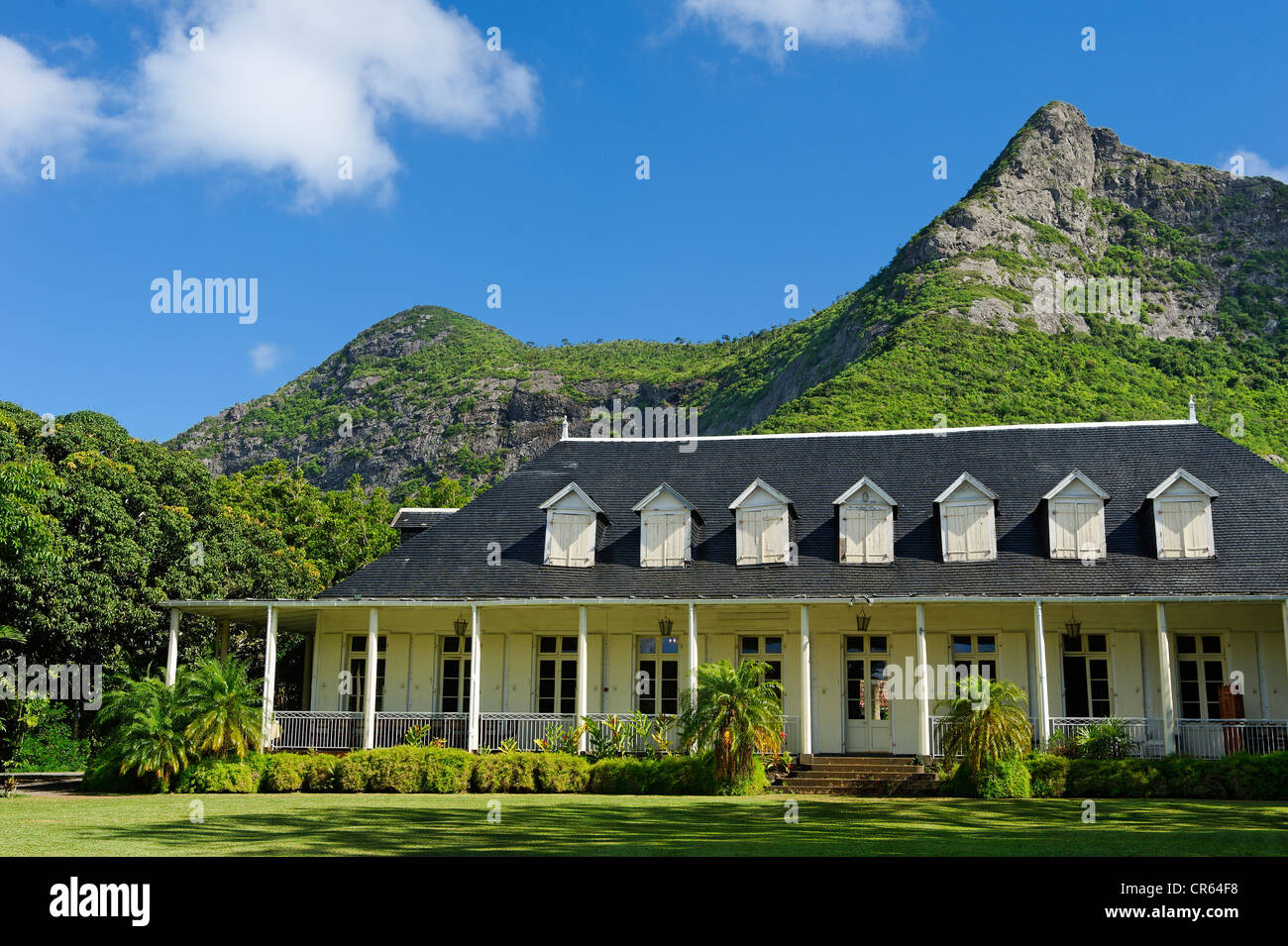 Mauritius, Moka District, Moka, Eureka Creole House built in 1812 ...