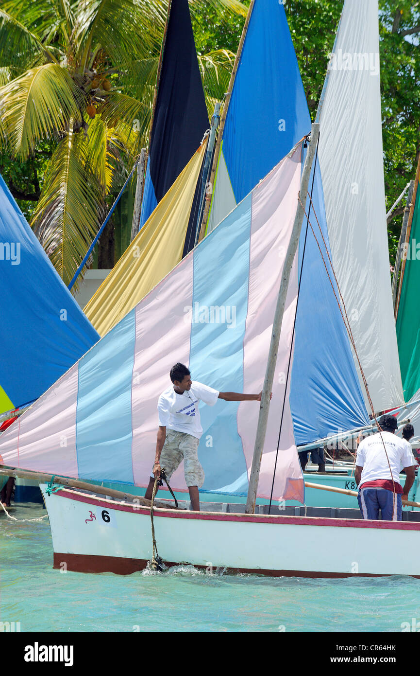 Mauritius, South Coast, Grand Port District, Mahebourg, Ile du Mouchoir ...