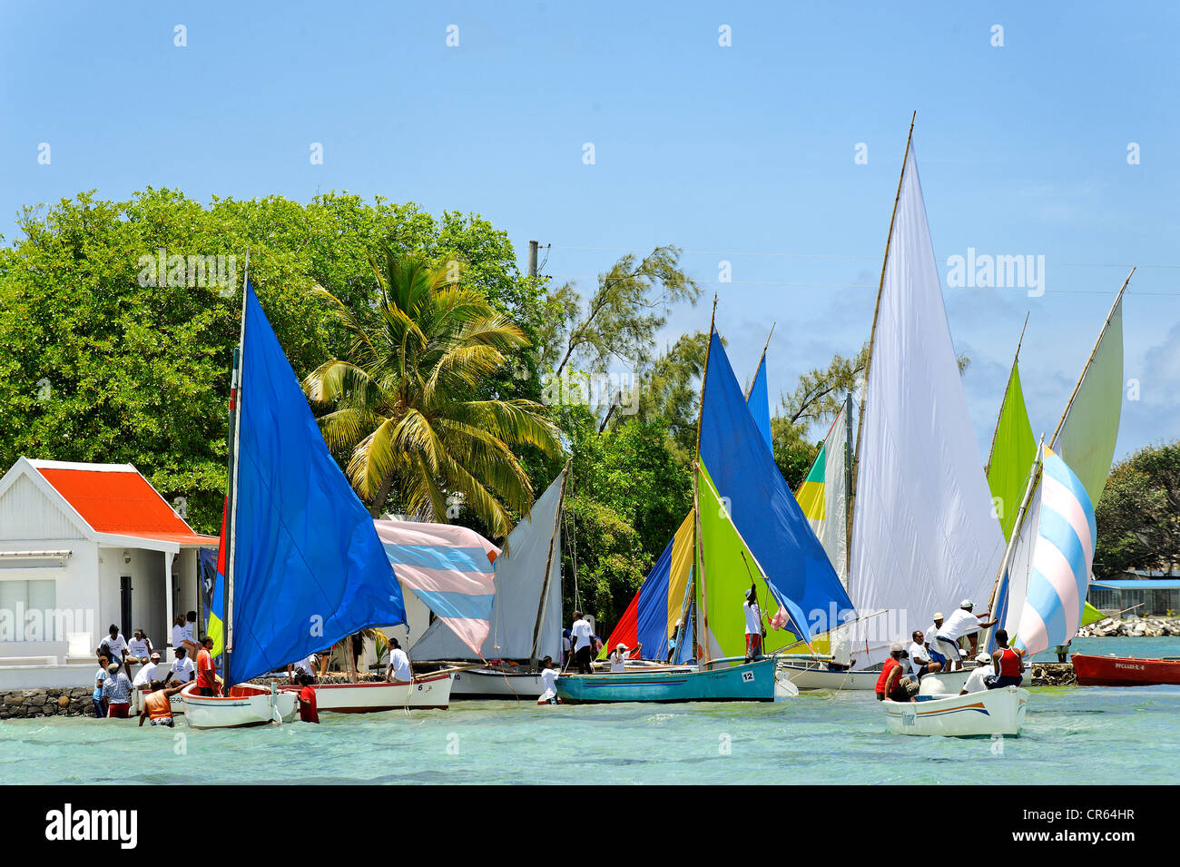 Mauritius, South Coast, Grand Port District, Mahebourg, Ile du Mouchoir ...