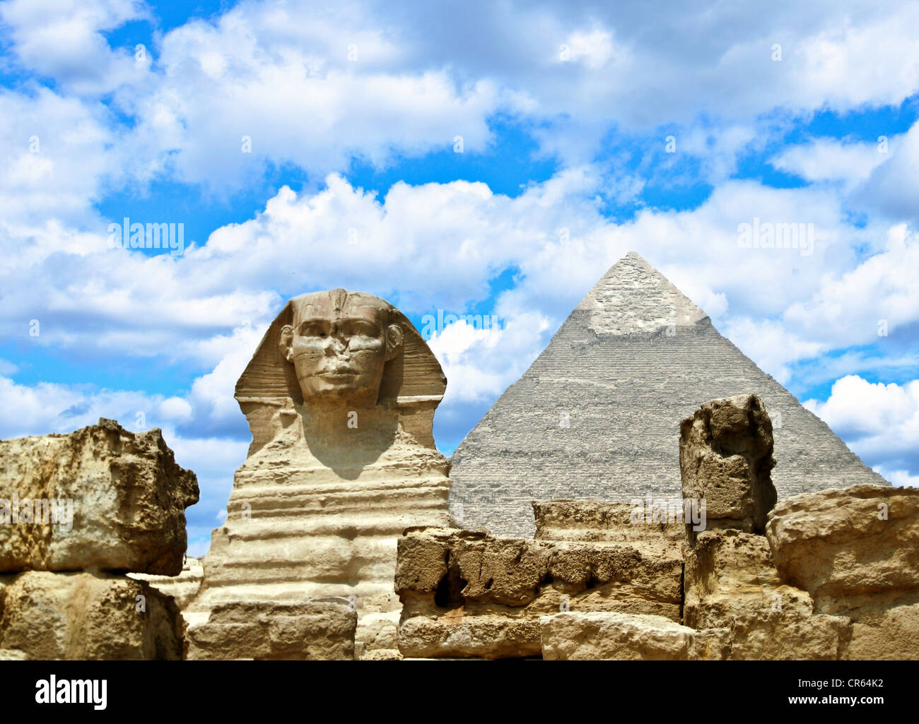 Egypt king khafra pyramid hi-res stock photography and images - Alamy