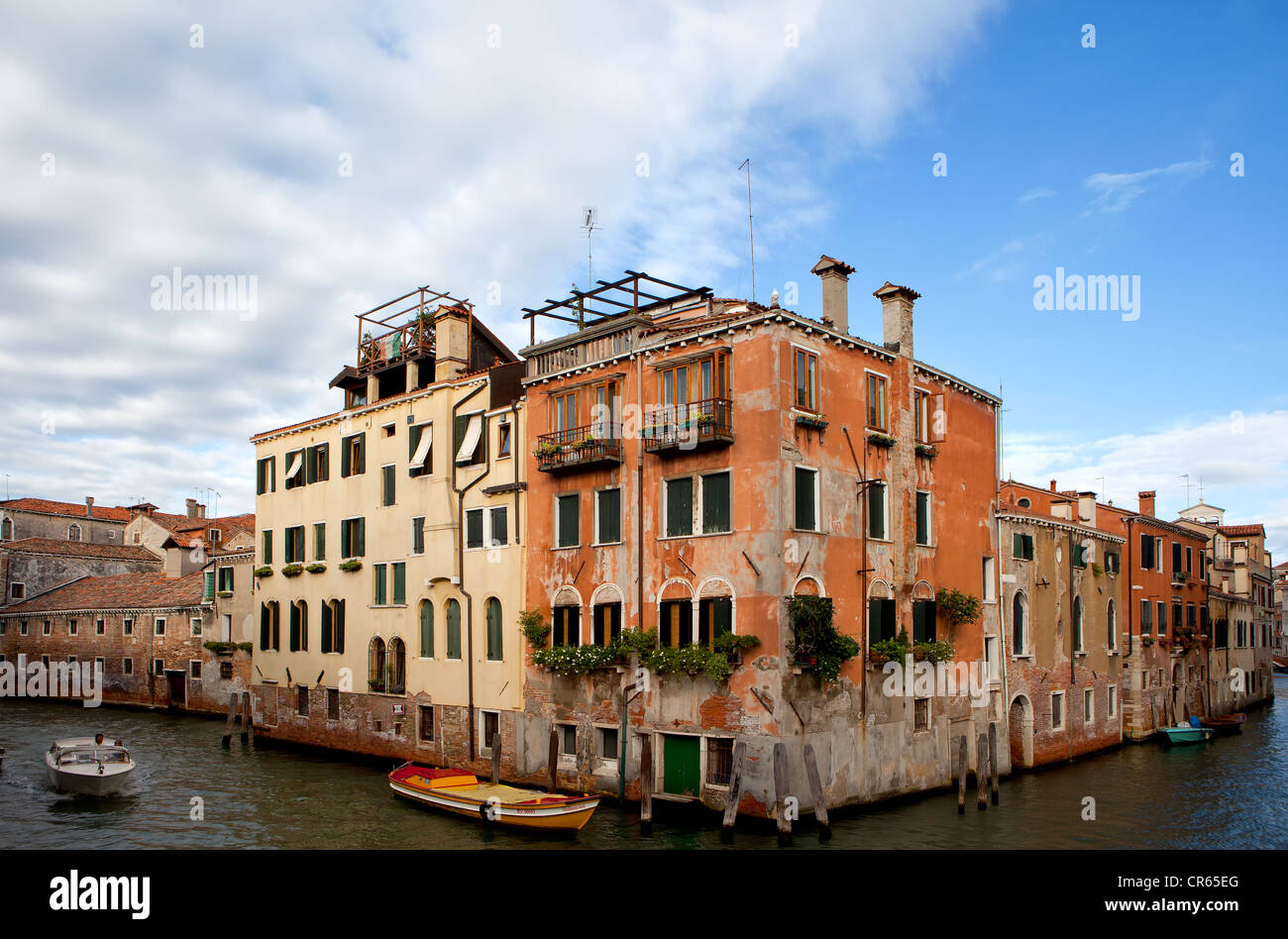 Canal, Cannaregio, Venice, Italy, Europe Stock Photo - Alamy