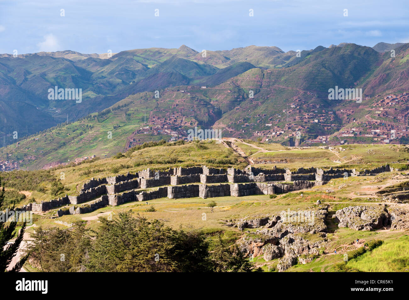Peru, Cuzco Province, Cuzco UNESCO World Heritage, Sacsayhuaman Temple ...