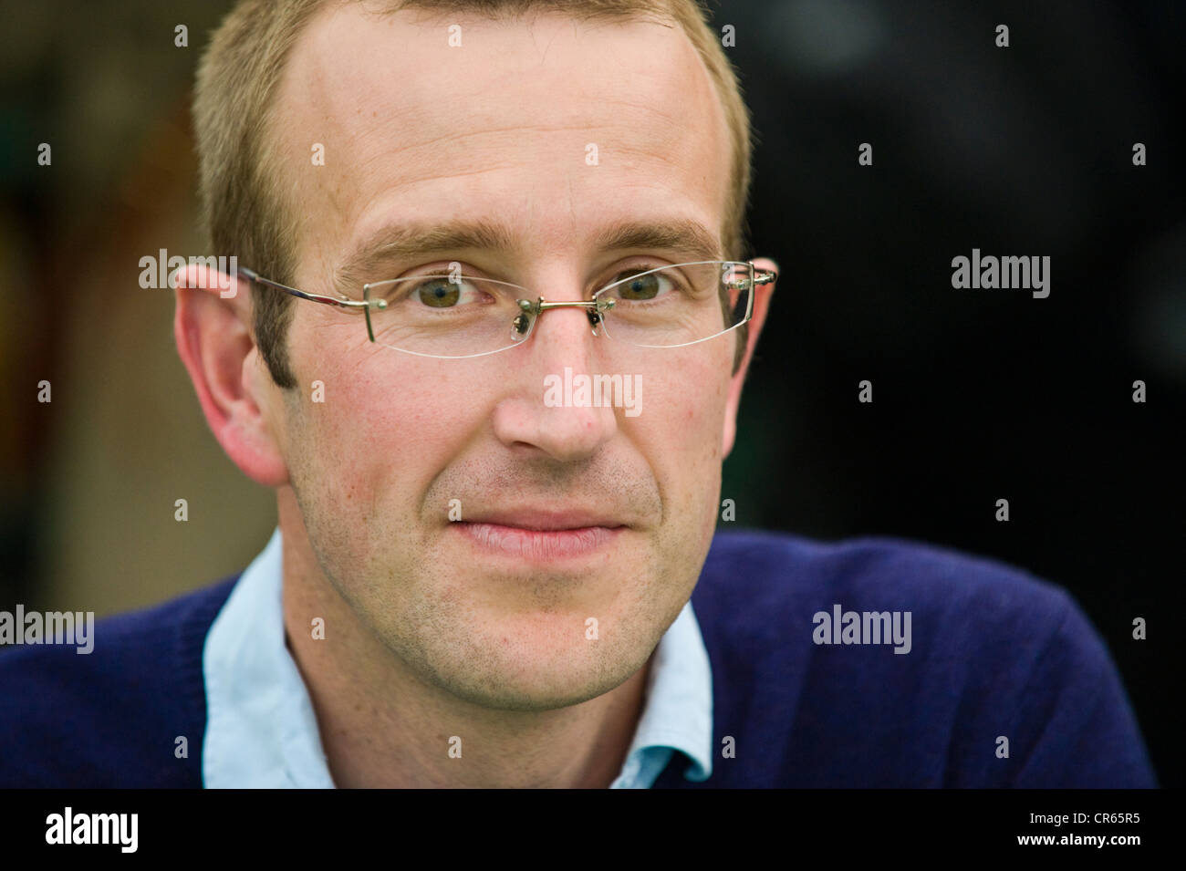 Robert Macfarlane, British travel writer pictured at The Telegraph Hay ...
