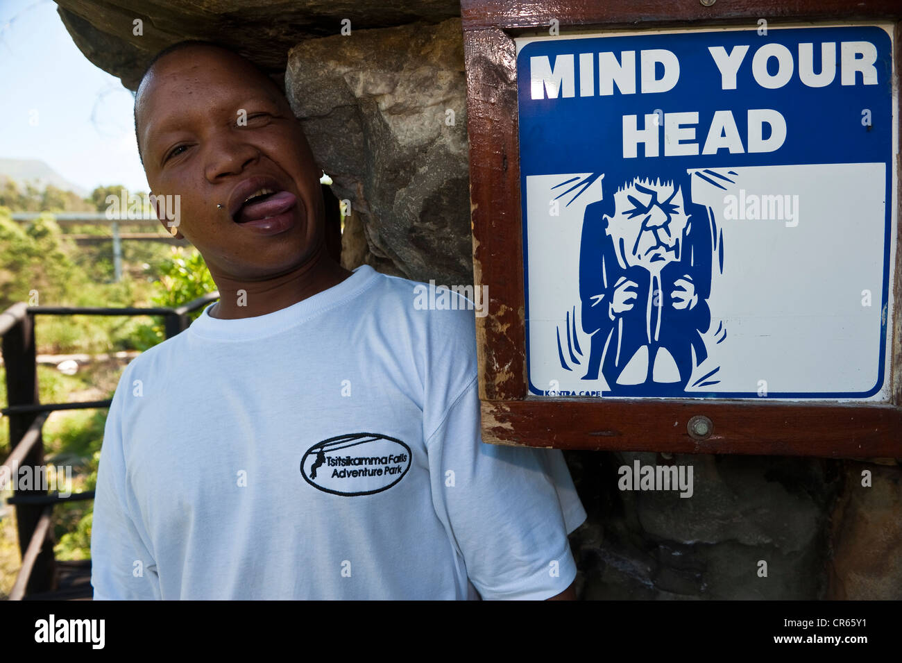 South Africa, Western Cape, Garden Route, Tsitsikamma, tyrolean ...