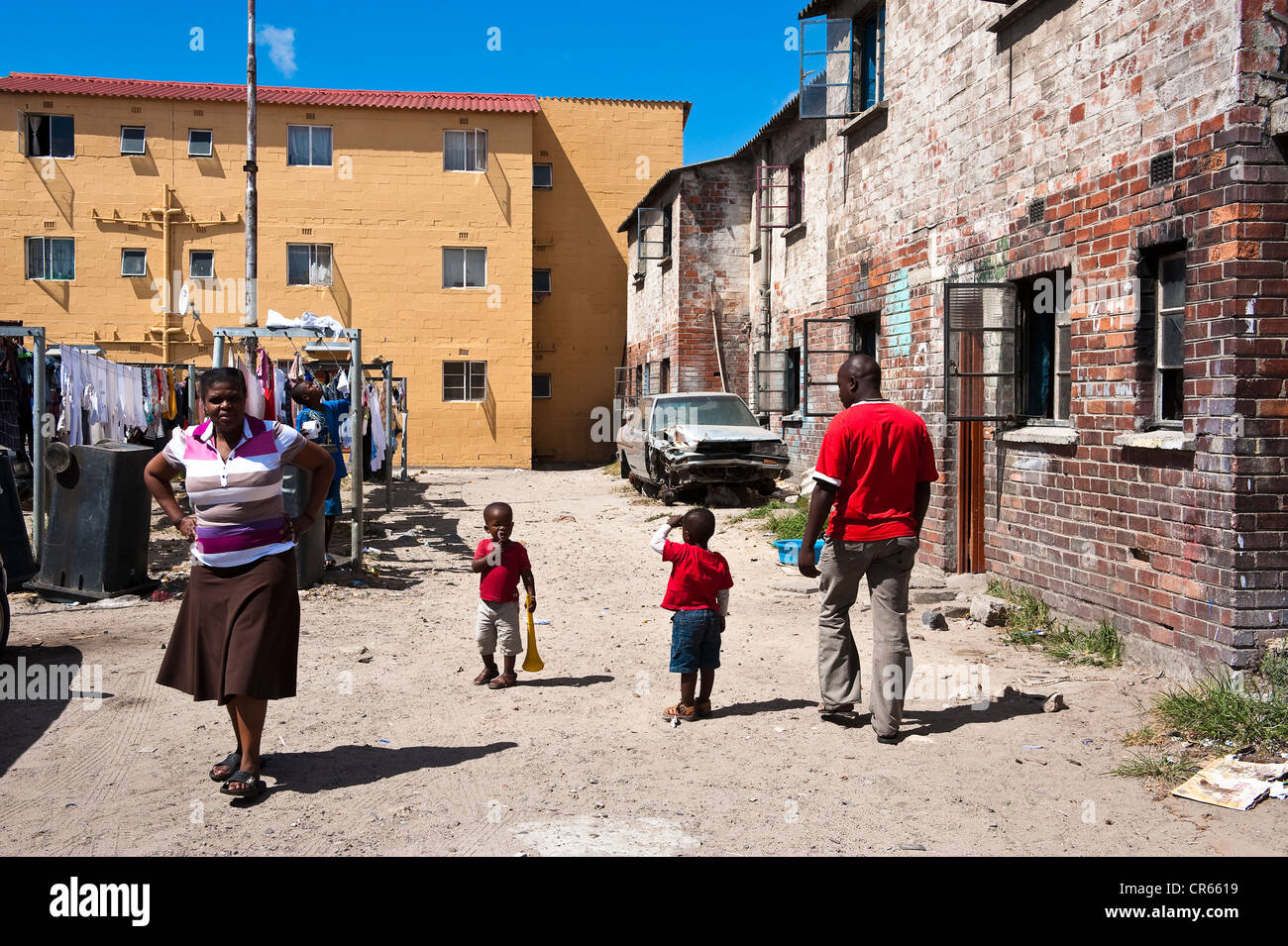South Africa, Western Cape, Cape Town, township of Langa Stock Photo ...