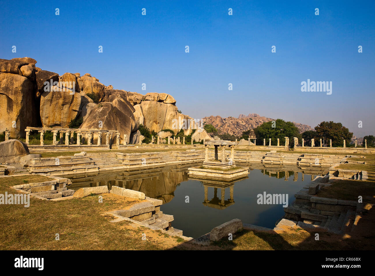 India, Karnataka State, Hampi, capital of the last great Hindu Kingdom ...